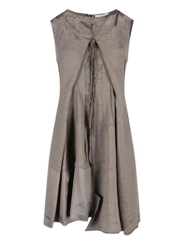 MAISON MARGIELA Lightweight Draped Dress - Beige