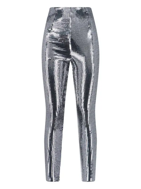 MAISON MARGIELA Metallic Thread Stretch Trousers