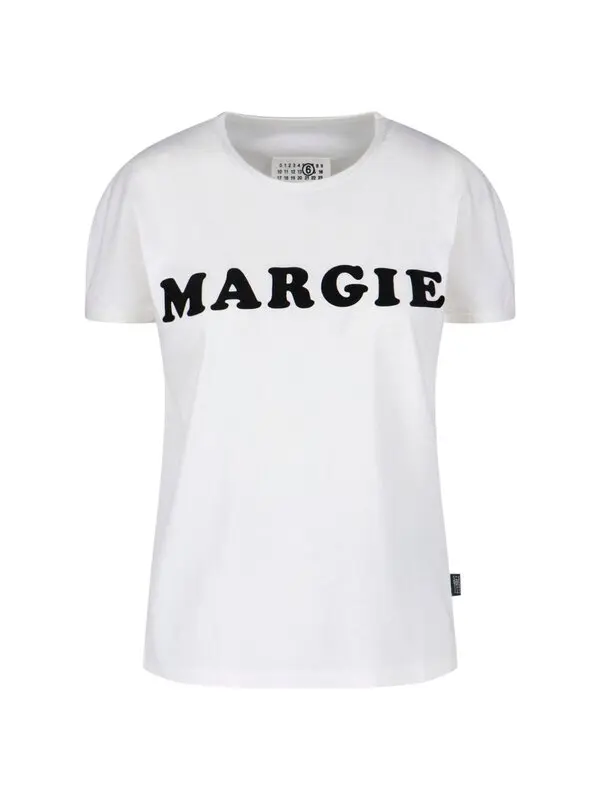 MAISON MARGIELA Graphic Logo T-shirt - White