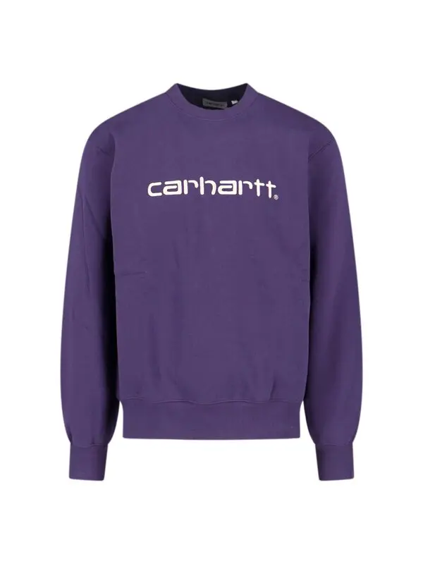 Carhartt Work In Progress Logo Crewneck Sweatshirt