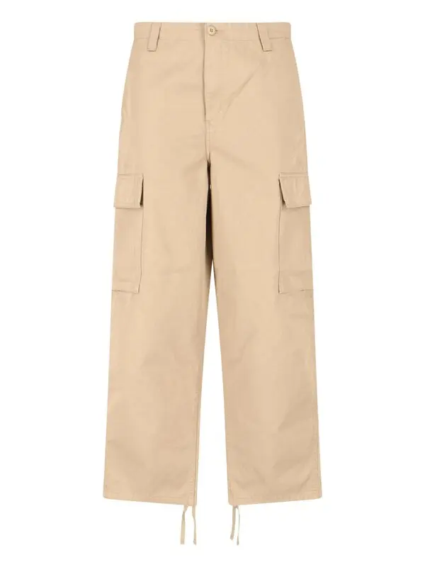 Carhartt Work In Progress 100% Cotton Cargo Trousers - Beige