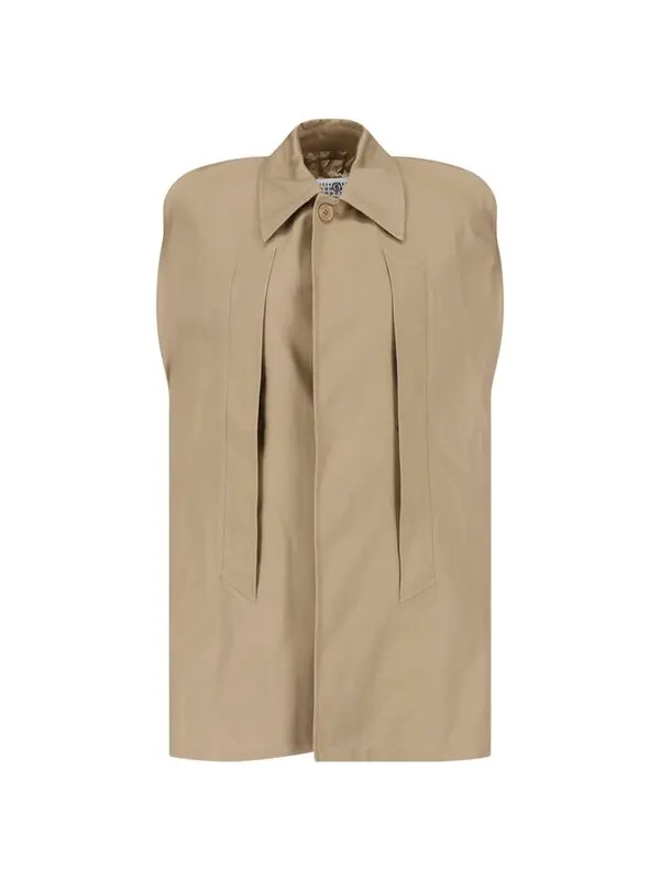MAISON MARGIELA Cow Leather Jacket - Beige