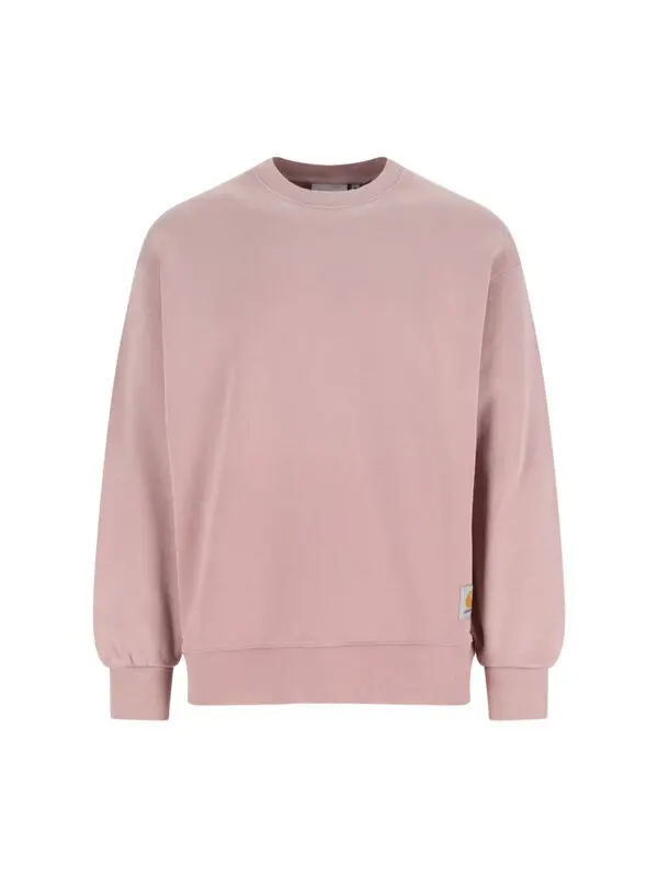 Carhartt Work In Progress Relaxed Fit Crewneck Sweatshirt - Pink