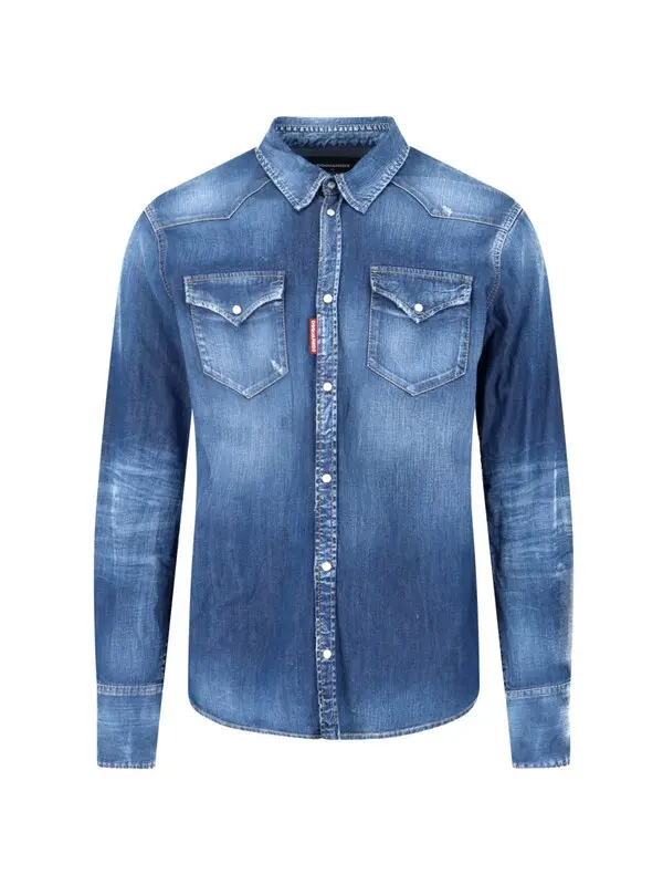 Dsquared2 Denim Western Shirt