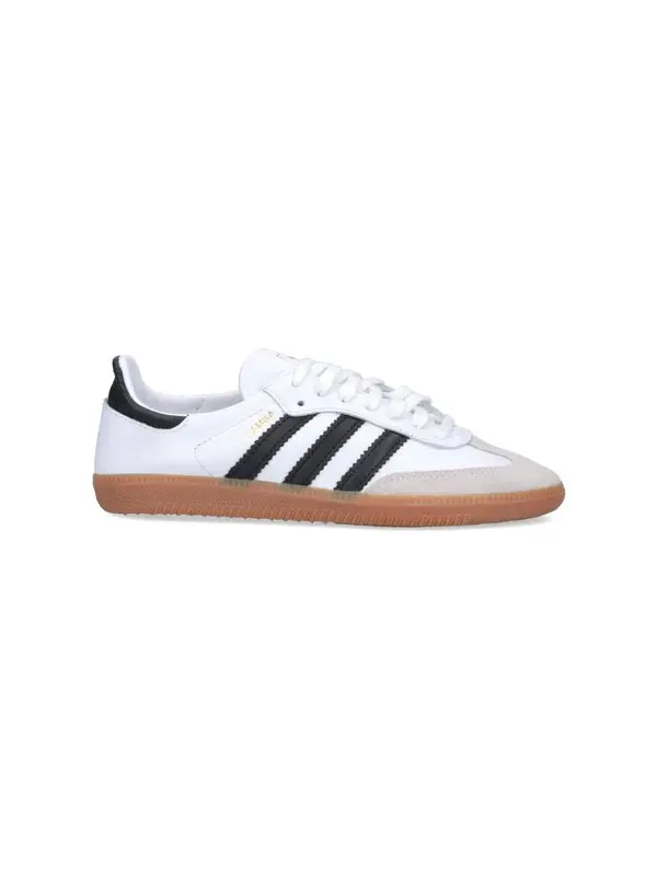 Adidas Natural Leather Sneakers - White
