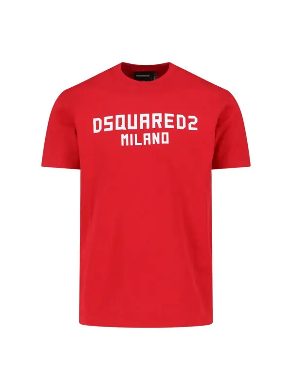 Dsquared2 100% Cotton T-shirt With Bold Bright Style