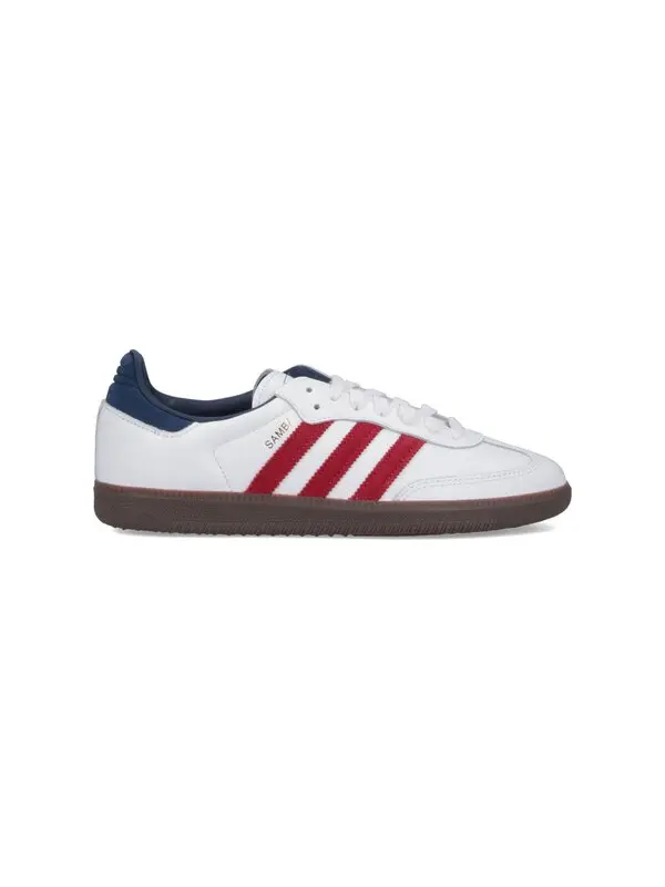 Adidas Samba" 100% Leather Sneakers - White