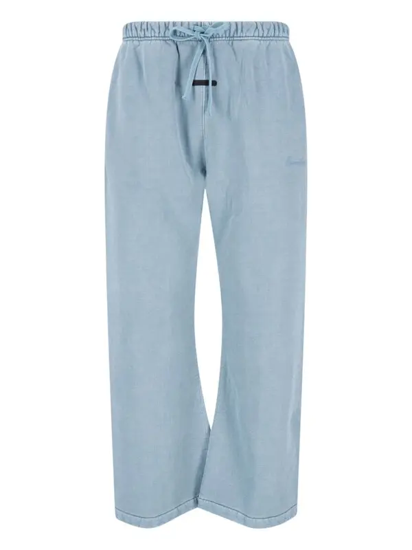 Fear Of God Cotton Drawstring Trousers - Blue