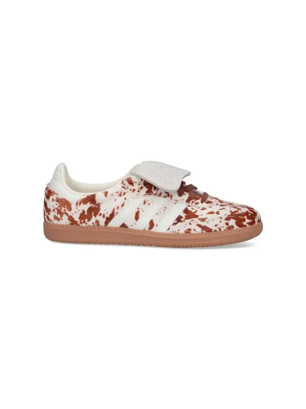 Adidas Leather Sneakers With Textured Pattern - White