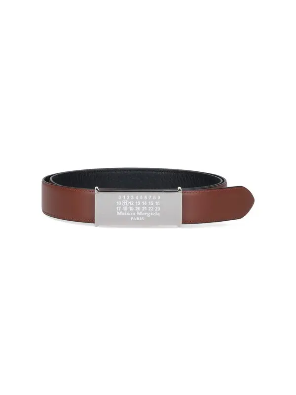 MAISON MARGIELA Reversible Leather Belt For