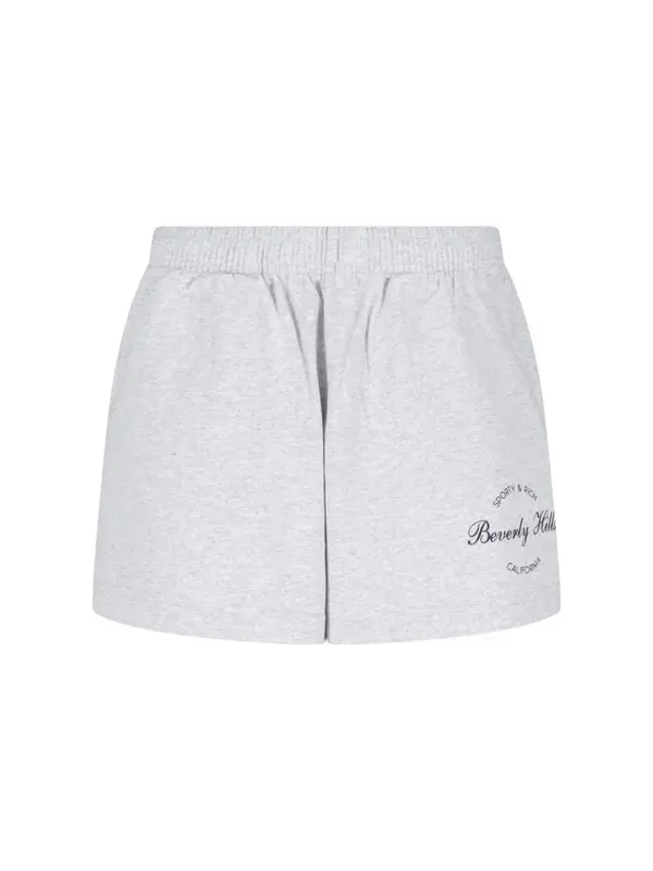 SPORTY & RICH Tailored Sport-inspired Trousers - Grey