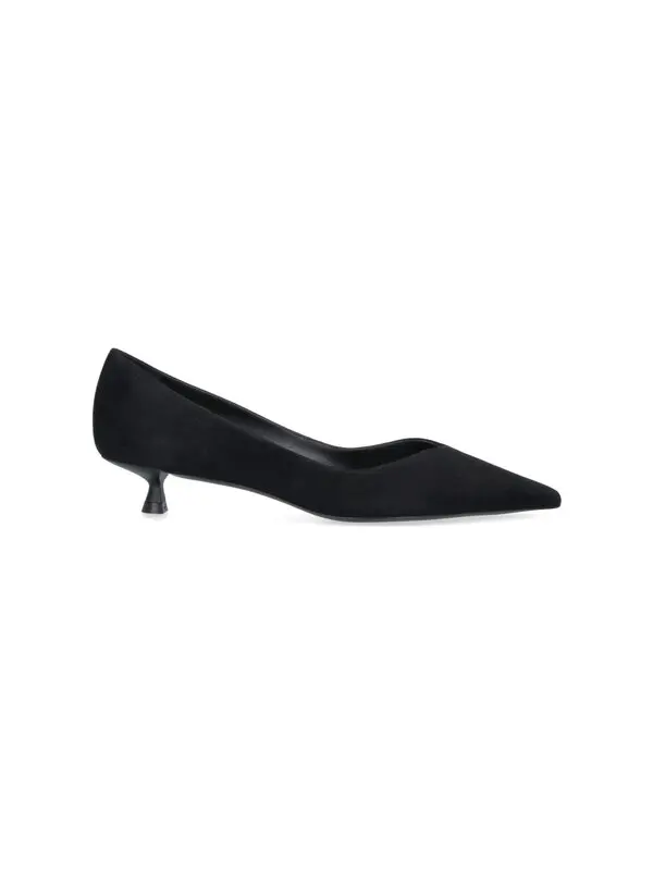 STUART WEITZMAN Leather Heeled Pumps - Black