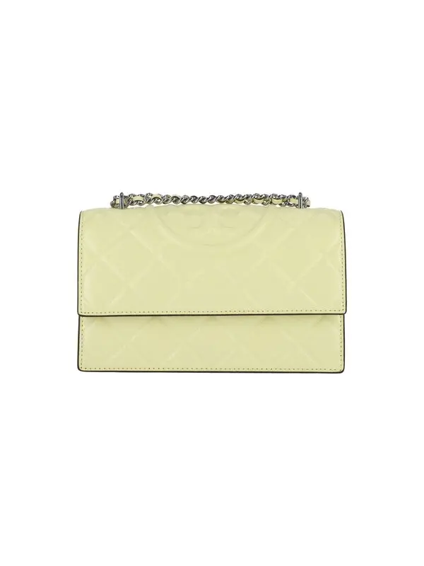 Tory Burch Goat Leather Mini Crossbody Bag - Yellow