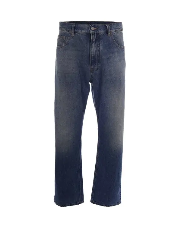 MAISON MARGIELA Straight-leg Faded Jeans - Blue