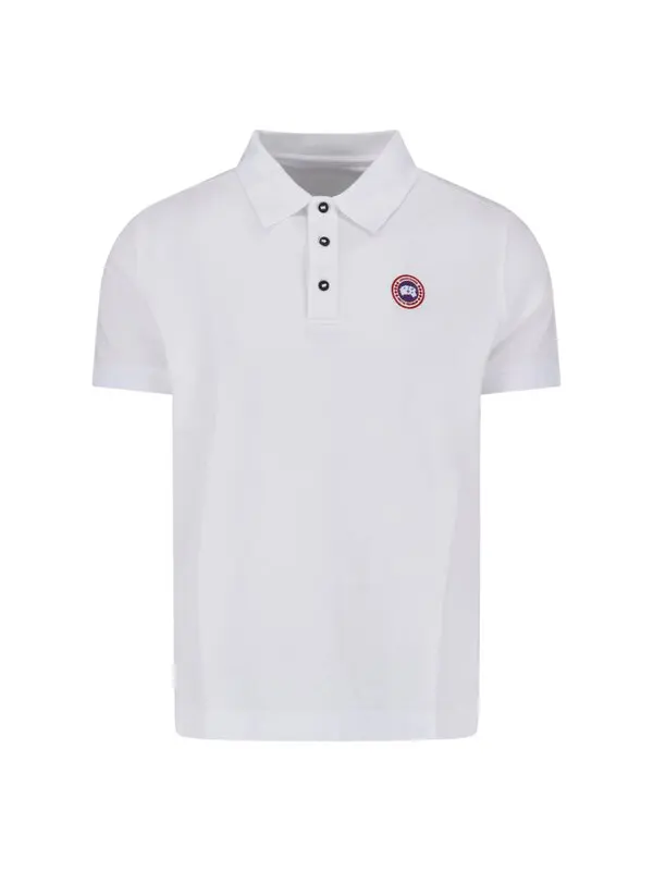 Canada Goose Logo Patch Polo Shirt