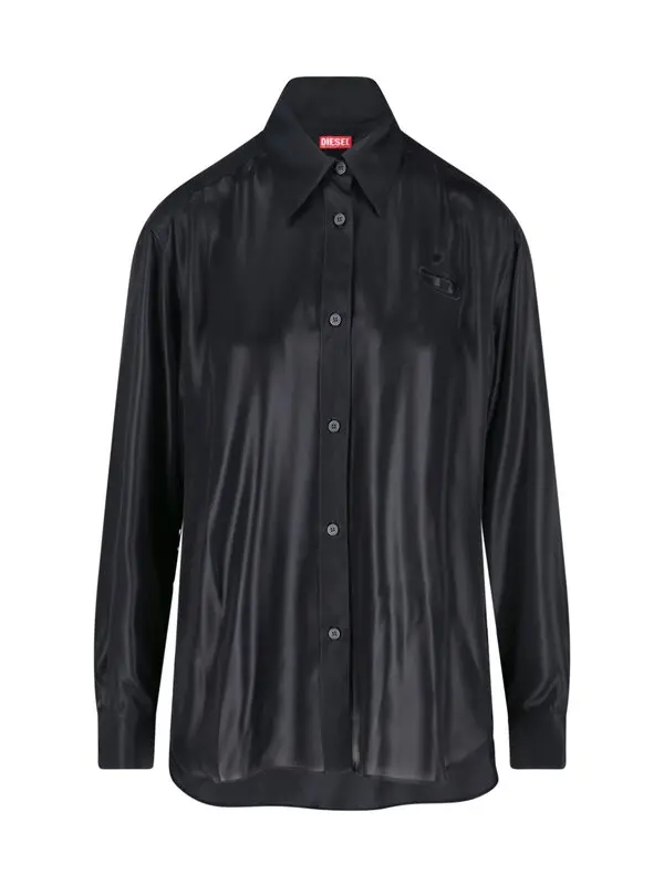 DIESEL® Sheer Button-up Shirt