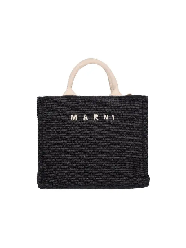 Marni Contrast-trim Shoulder Bag