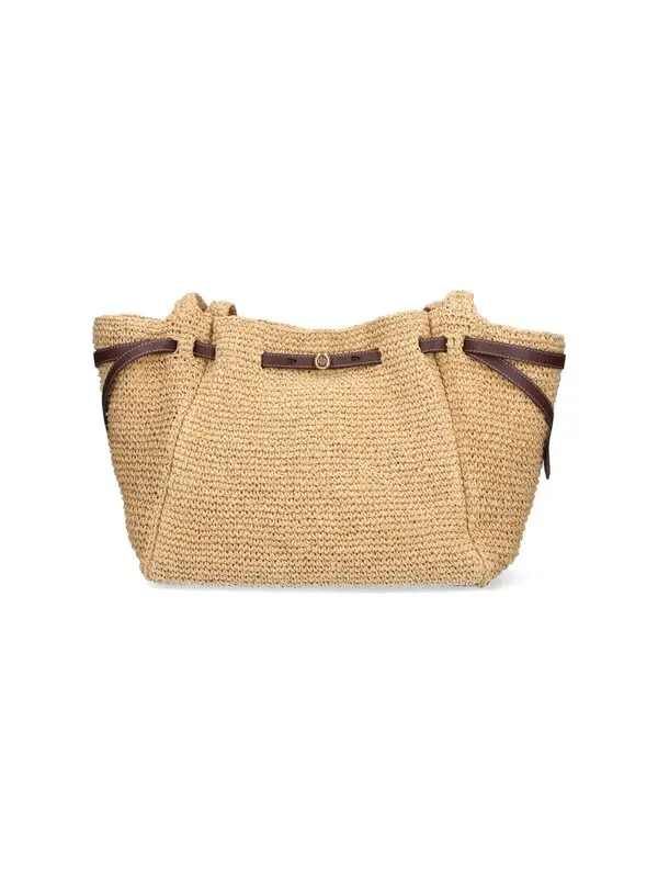 Tory Burch Mini Shoulder Handbag - Beige