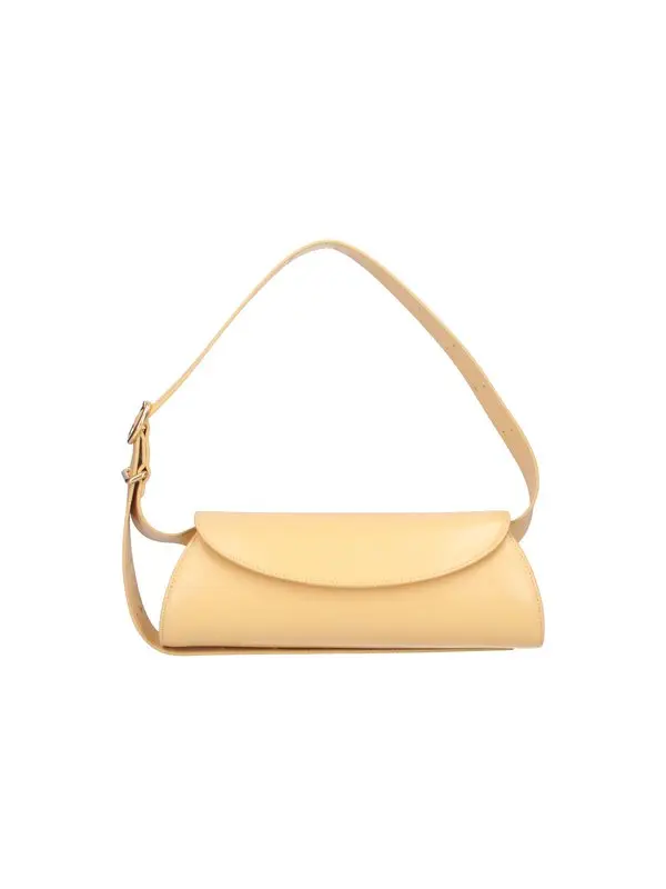 JIL SANDER Leather Shoulder Bag - Yellow
