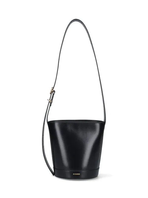 JIL SANDER Bucket Bag - Black