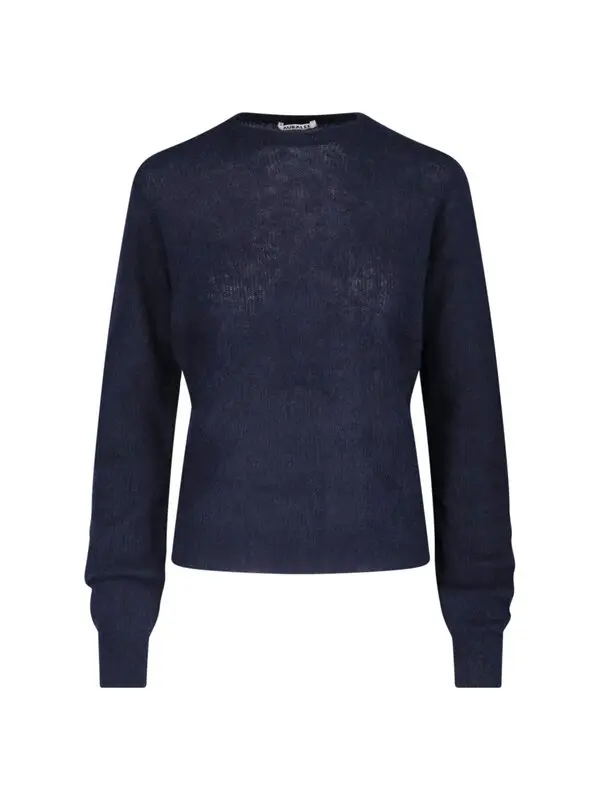 Auralee Alpaca Blend Knit Sweater