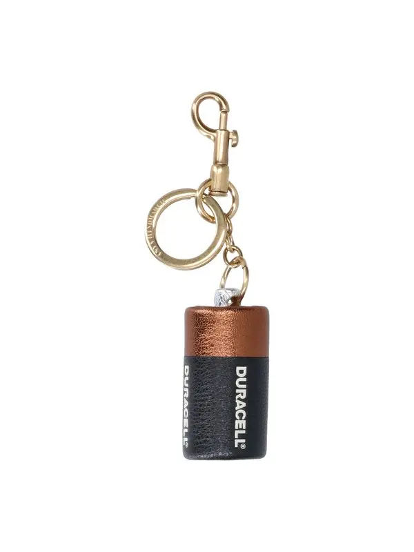 ANYA HINDMARCH Goat Leather Keychain - Black
