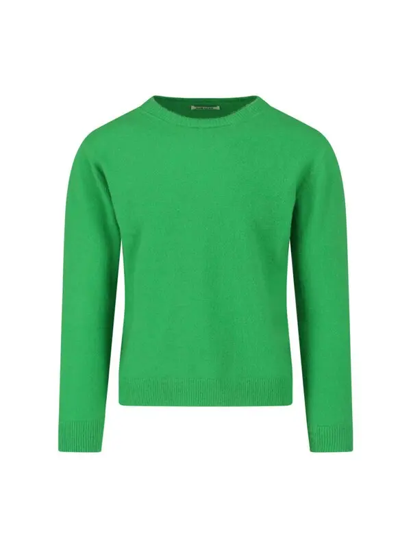 Auralee Cashmere-cotton Sweatshirt Sweater - Green