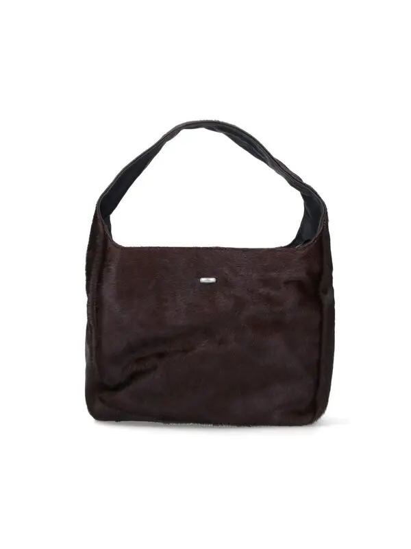 Our Legacy Geometric Mini Handbag With Rigid Structure