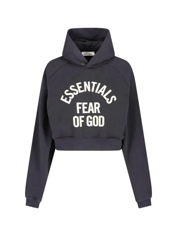 Fear Of God Cropped Graphic Hoodie