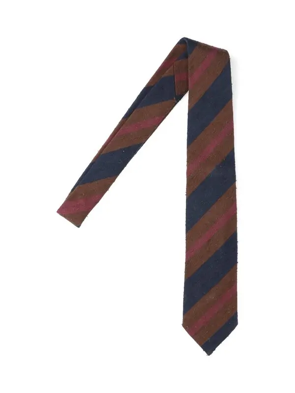 FINAMORE 1925 100% Silk Patterned Neck Tie - Multicolour