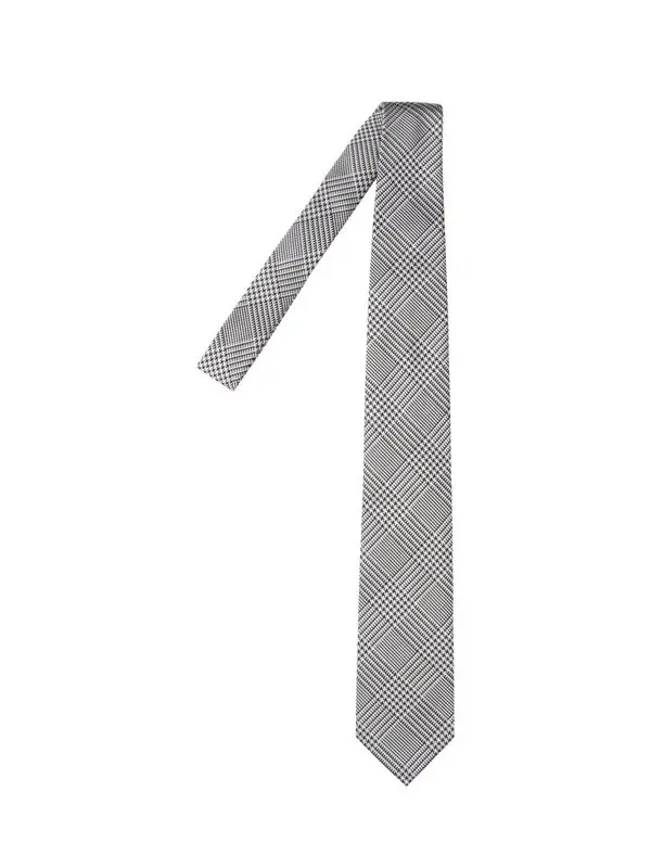 TOM FORD Mulberry Silk Tie For - Silver