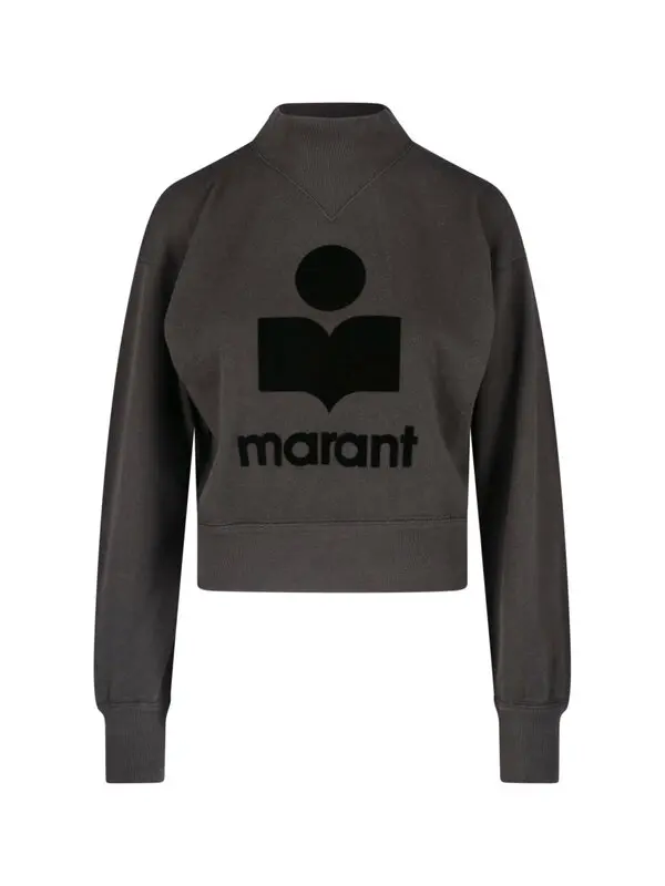 MARANT ETOILE Logo Sweatshirt - Black