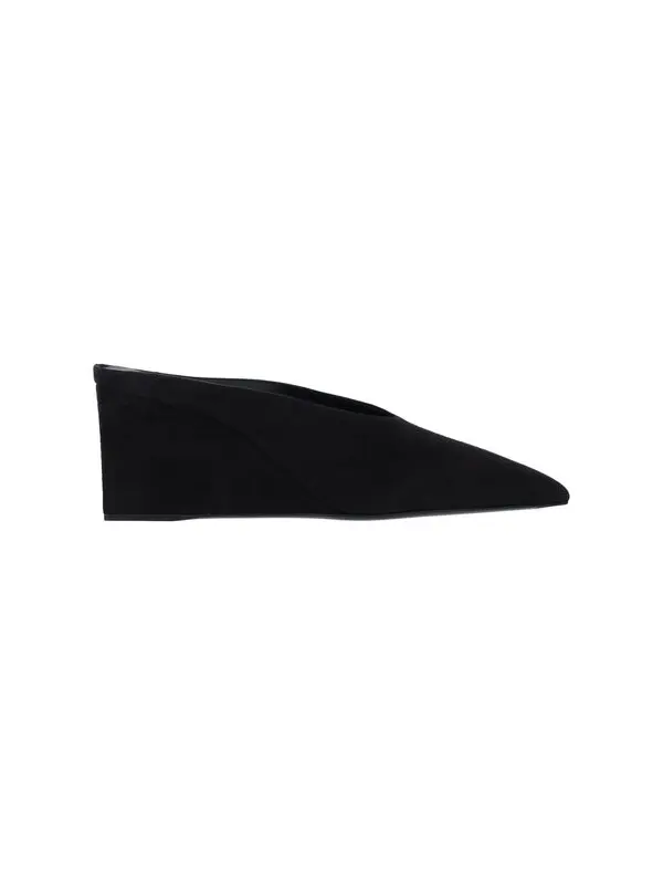 Alaïa Pointed-toe Wedge Slip-on Shoe - Black