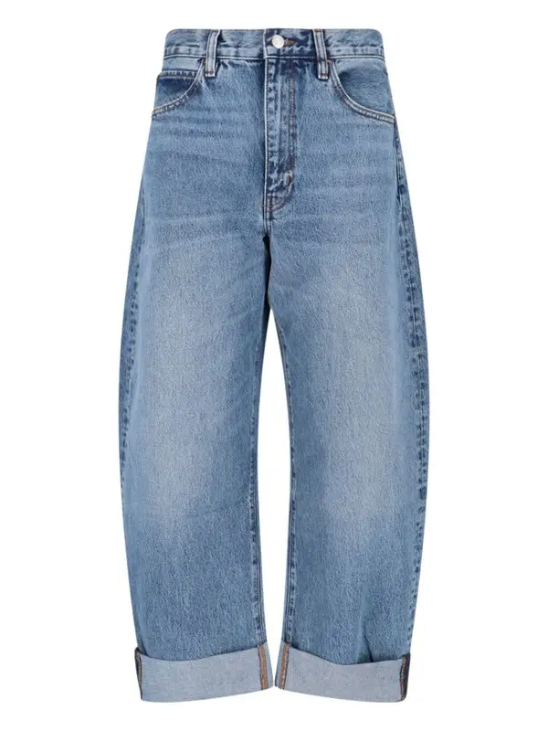FRAME 100% Cotton Denim Jeans - Blue