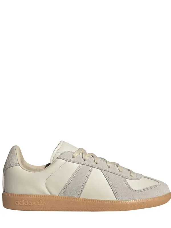 Adidas Leather Low Top Sneakers - Beige