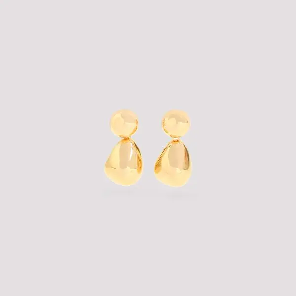 Phoebe Philo Sterling Silver Drop Earrings - Metallic