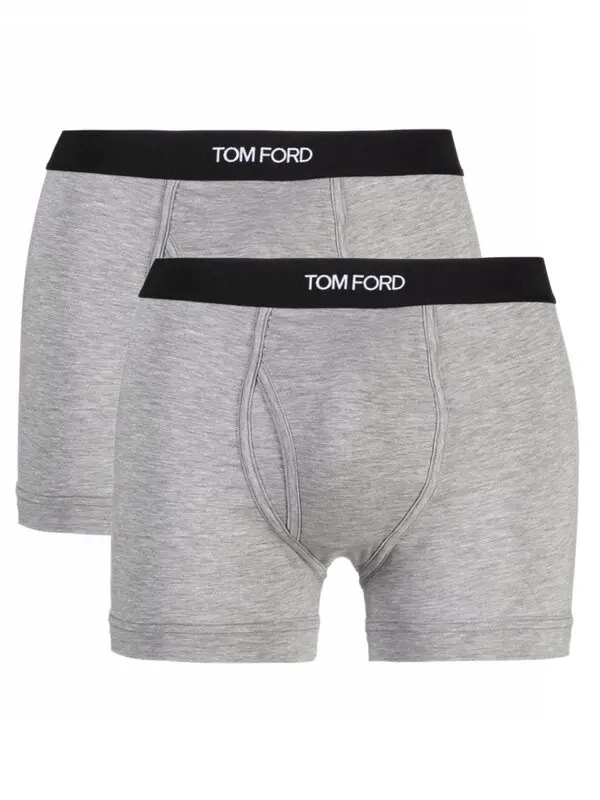 TOM FORD Bi-pack Boxer Briefs For - Grey