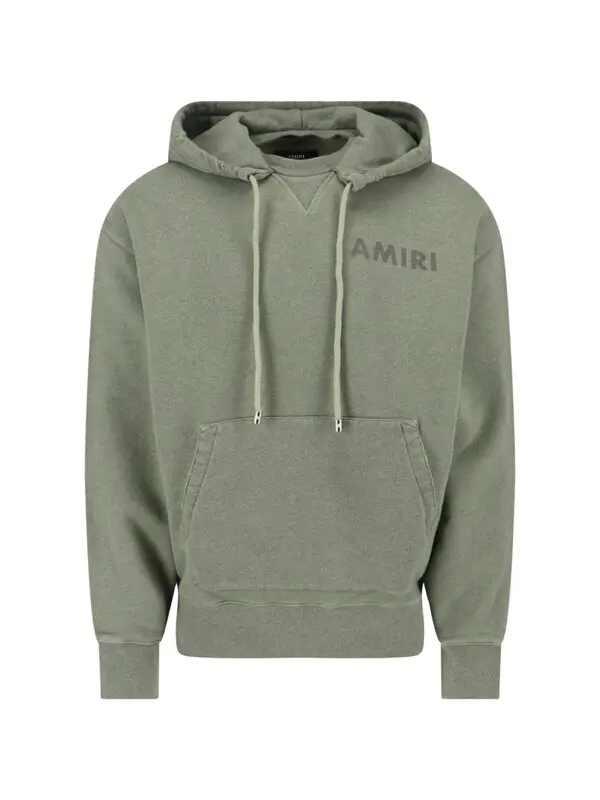 Amiri Logo Print Pullover Hoodie