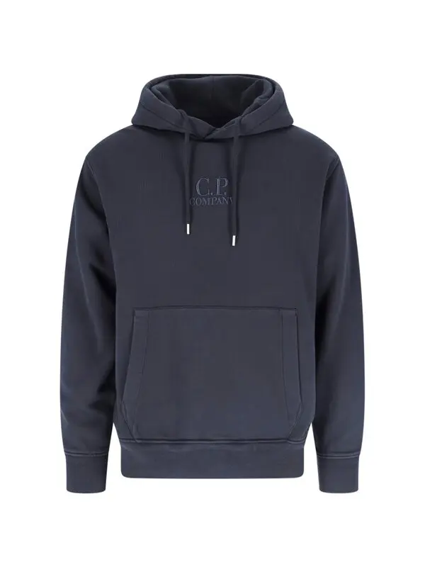 C.P. COMPANY C. P. Company 100% Cotton Crewneck Sweater - Blue