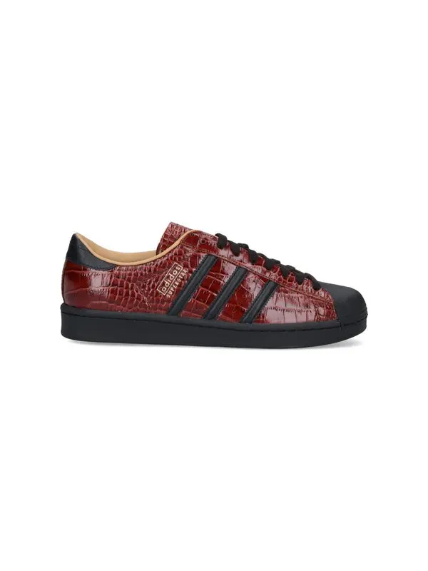 Adidas 100% Leather Sneakers - Brown