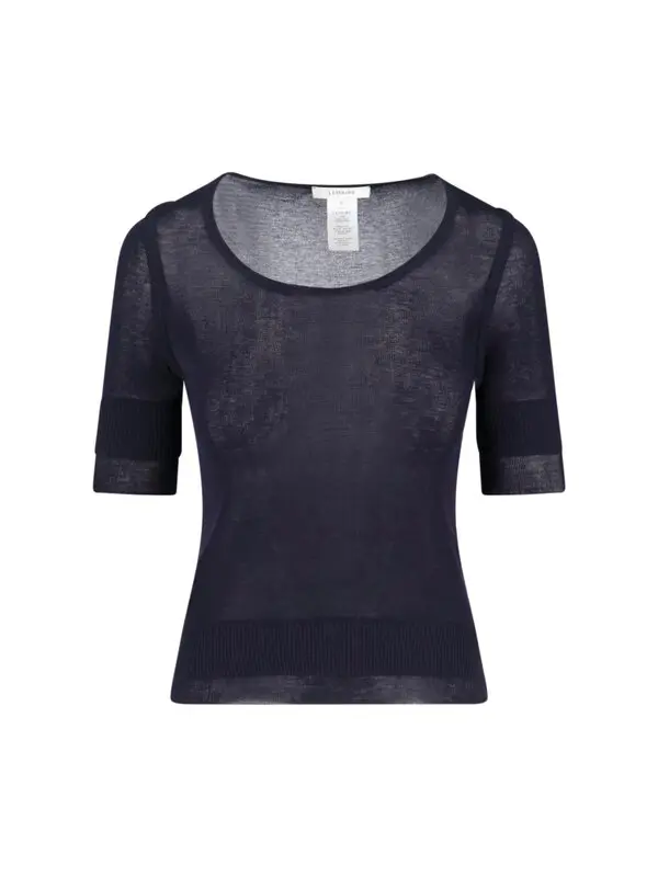 LEMAIRE Sheer Knit Scoop Neck Top