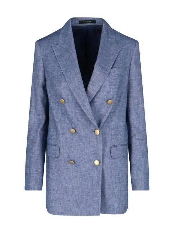 Tagliatore Linen-blend Stretch Jacket