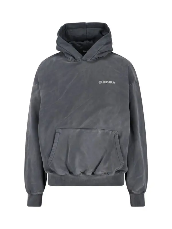 CULTURA 100% Cotton Sweatshirt In Neutral Tones