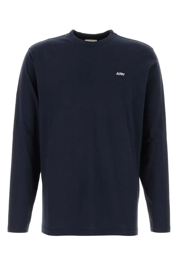 AUTRY 100% Cotton T-shirt - Blue