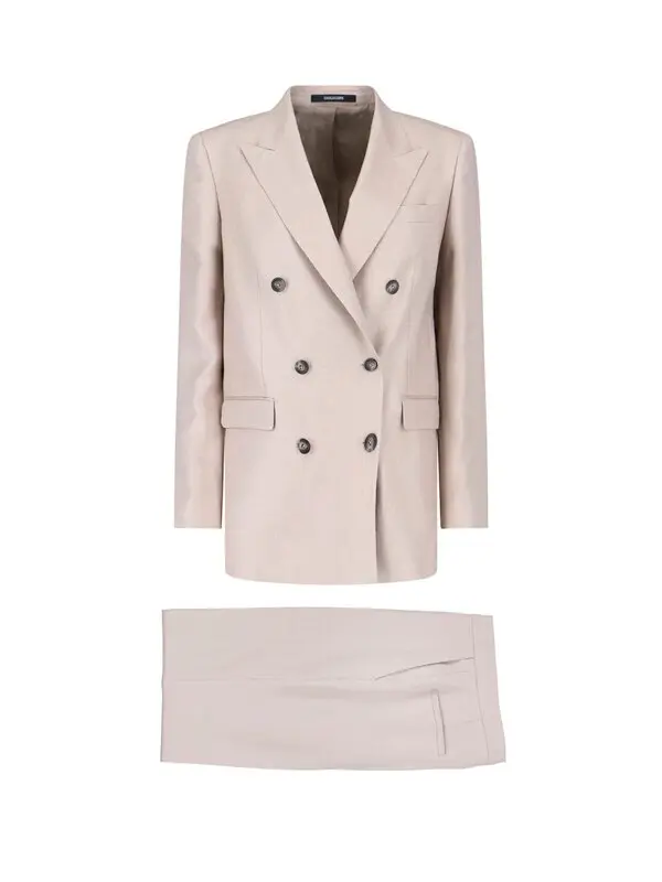 Tagliatore Italian Linen Dress With Tailored Elegance