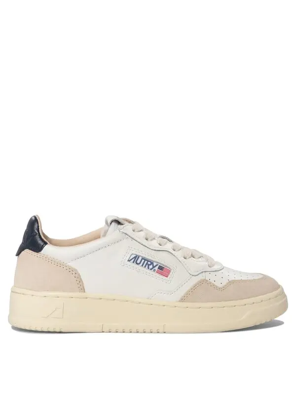 AUTRY Mini Medalist Low Top Sneakers - White