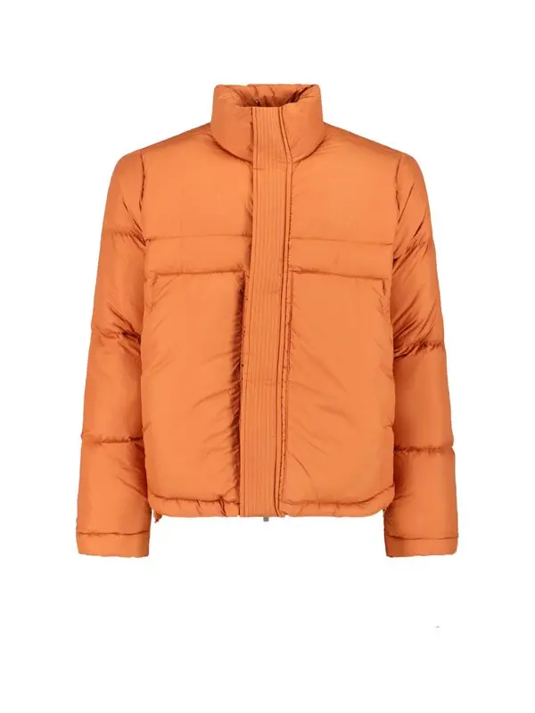 K-WAY Quilted Puffer Jacket With Stand Collar