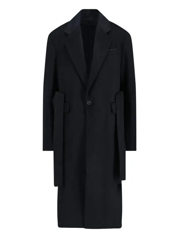 SETCHU Tailored Long Overcoat