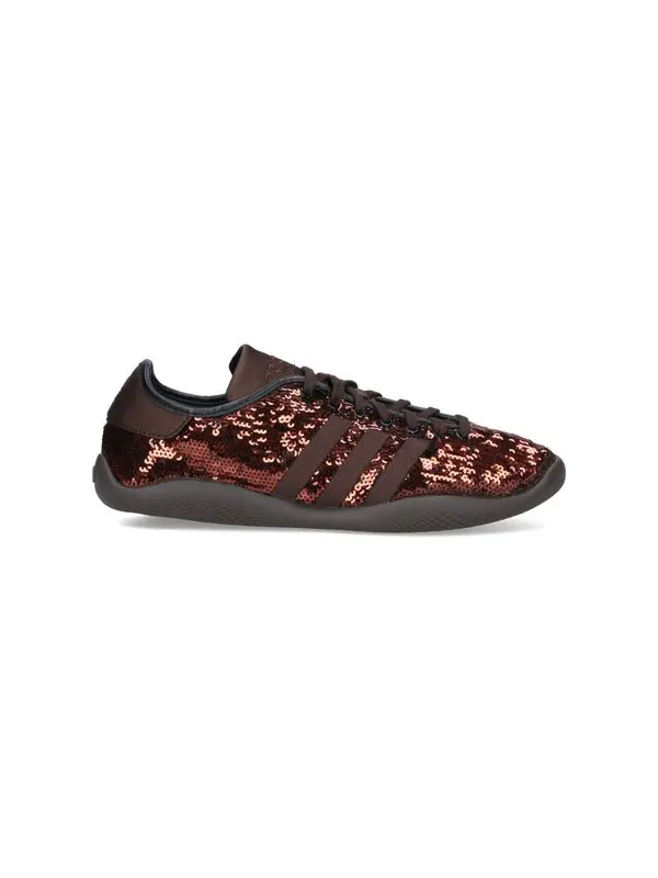 ADIDAS ORIGINALS BY WALES BONNER Sequined Low Top Sneakers - Brown