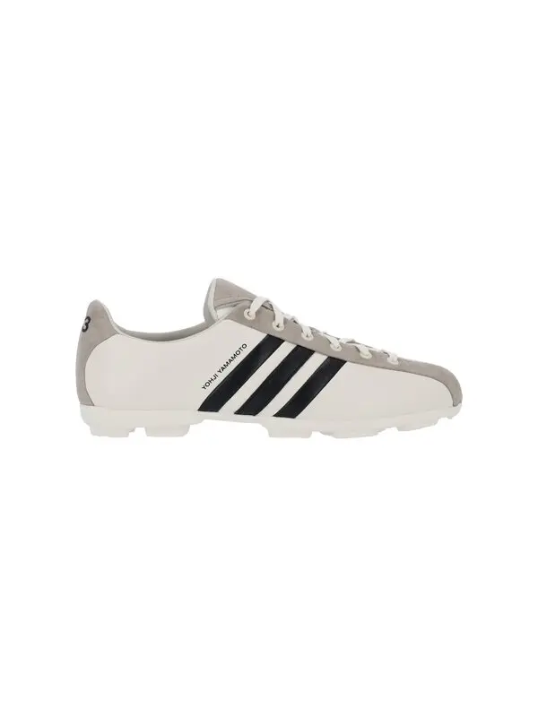 Y3 100% Leather Lace-up Sneakers